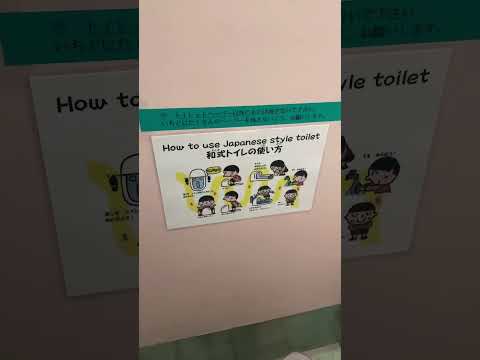 How To Use A Japanese Style Toilet🇯🇵 #shorts #trending #japan #toilet #japanstyle #youtubeshorts