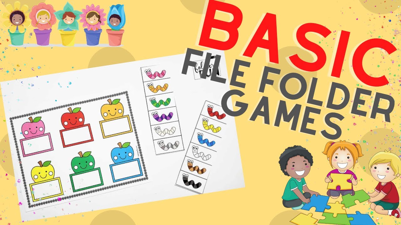 Cheap File Folder Games| Daycare Style
