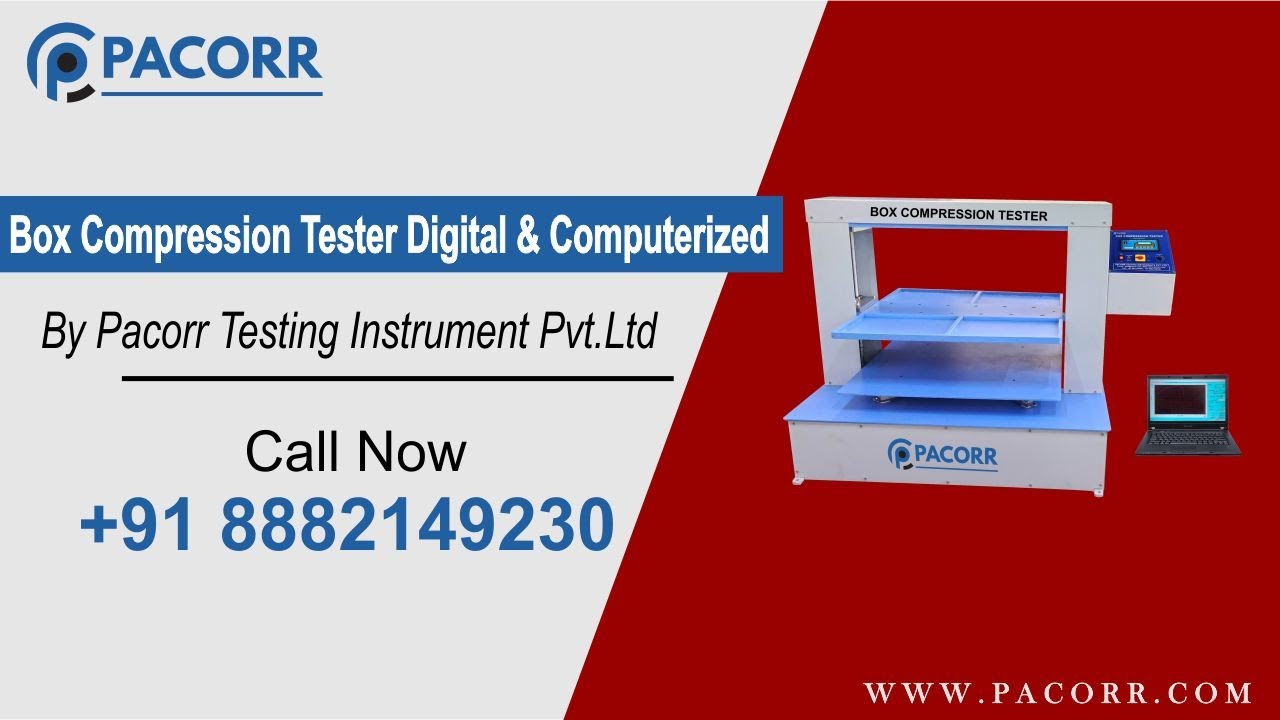 Box Compression Tester Digital & Computerized