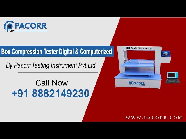 Paper and Packaging Testing Instruments - PACORR- Bursting Strength ...