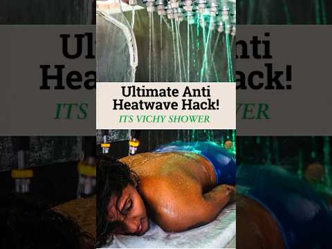 Anti-Heatwave Wellness Hack! It's Vichy Shower #detoxification #stressrelief #wellnessjourney