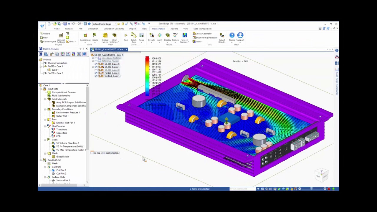 Simcenter FLOEFD for Solid Edge | Electronics Cooling