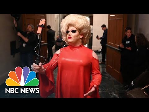 Drag Queen Spotted At Trump’s Impeachment Hearing | NBC News ...