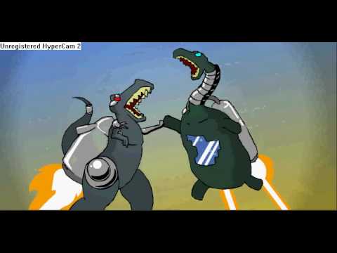 Robot Dinosaurs That Shoot Beams When They Roar