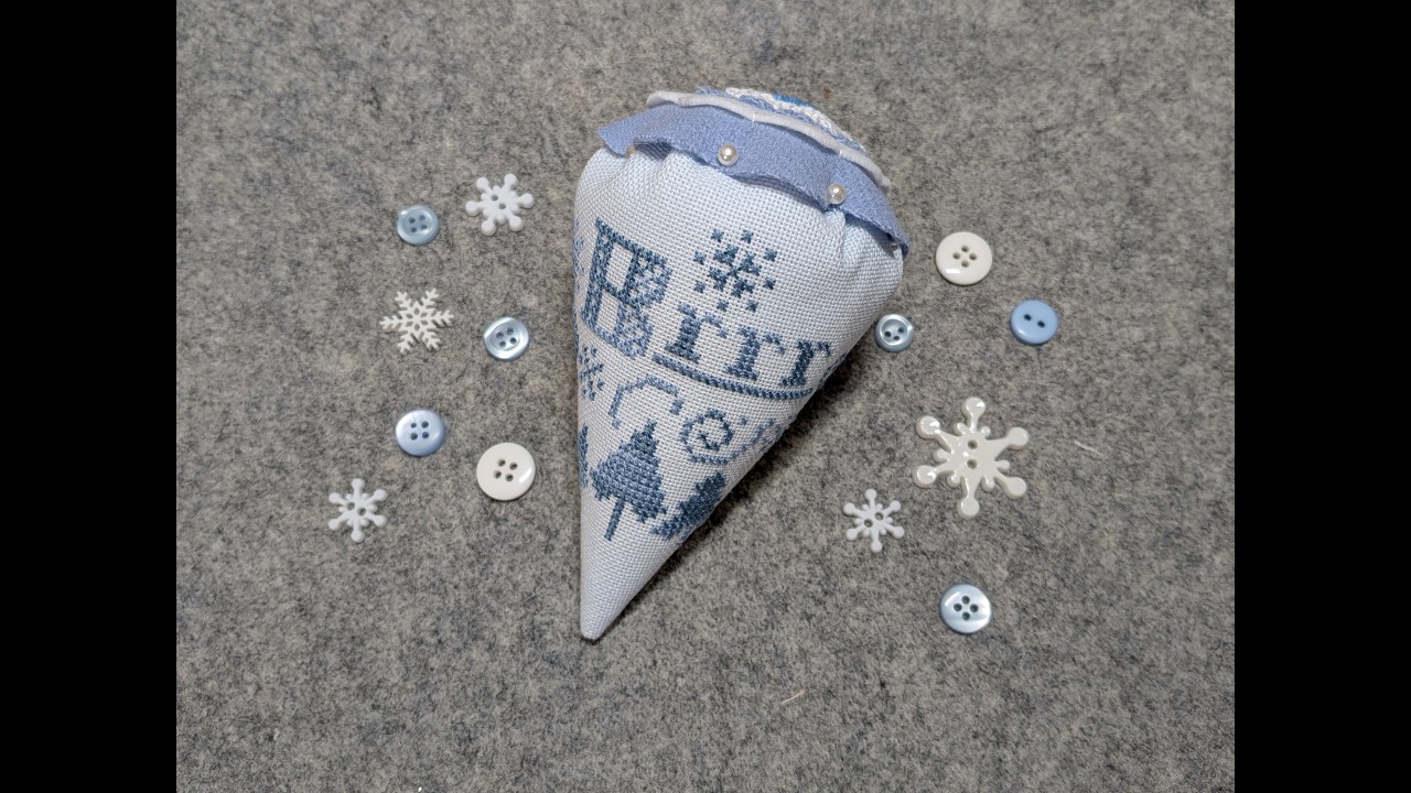 Flosstube Extra: Cross Stitch Berry Finishing Tutorial