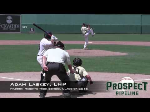 Adam Laskey Prospect Video, LHP, Haddon Heights High School Class of 2016