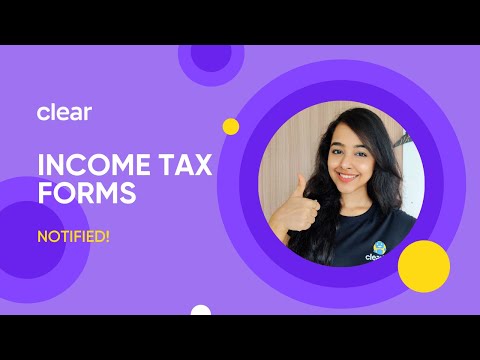 CBDT Notifies Income Tax Forms | FY 2021-22 (AY 2022-23)