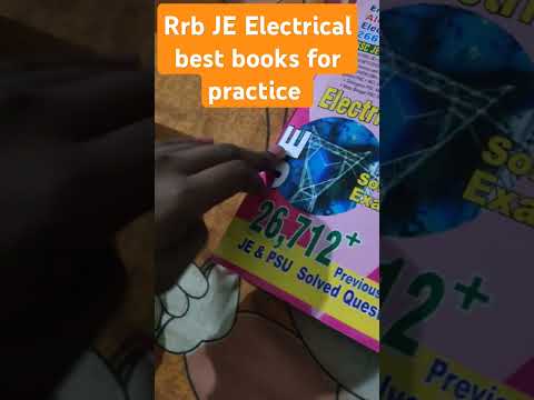 Rrb JE cbt 2 electrical best books || My books for RRB JE cbt 2 #rrbs #rrbjee