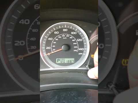 Subaru  /Read trouble codes without a scanner tool