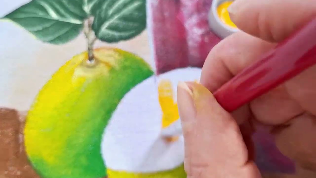 COMO PINTAR LARANJA 🍊 PINTURA EM TECIDO PARA INICIANTES 🖌🖌#pinturaemtecido #tutoriais #arte