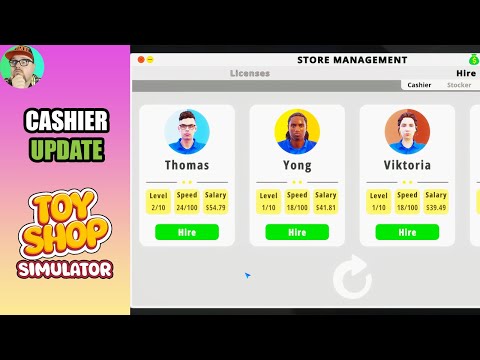 Steam Community :: Video :: Hired My First Cashier! [Toy Shop Simulator #5]