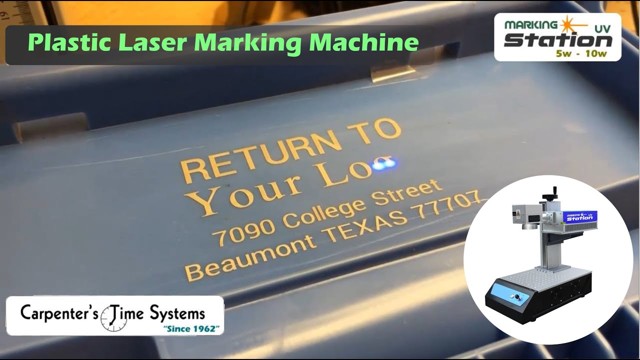 Laser Marking Machine for Plastic Bulk Containers