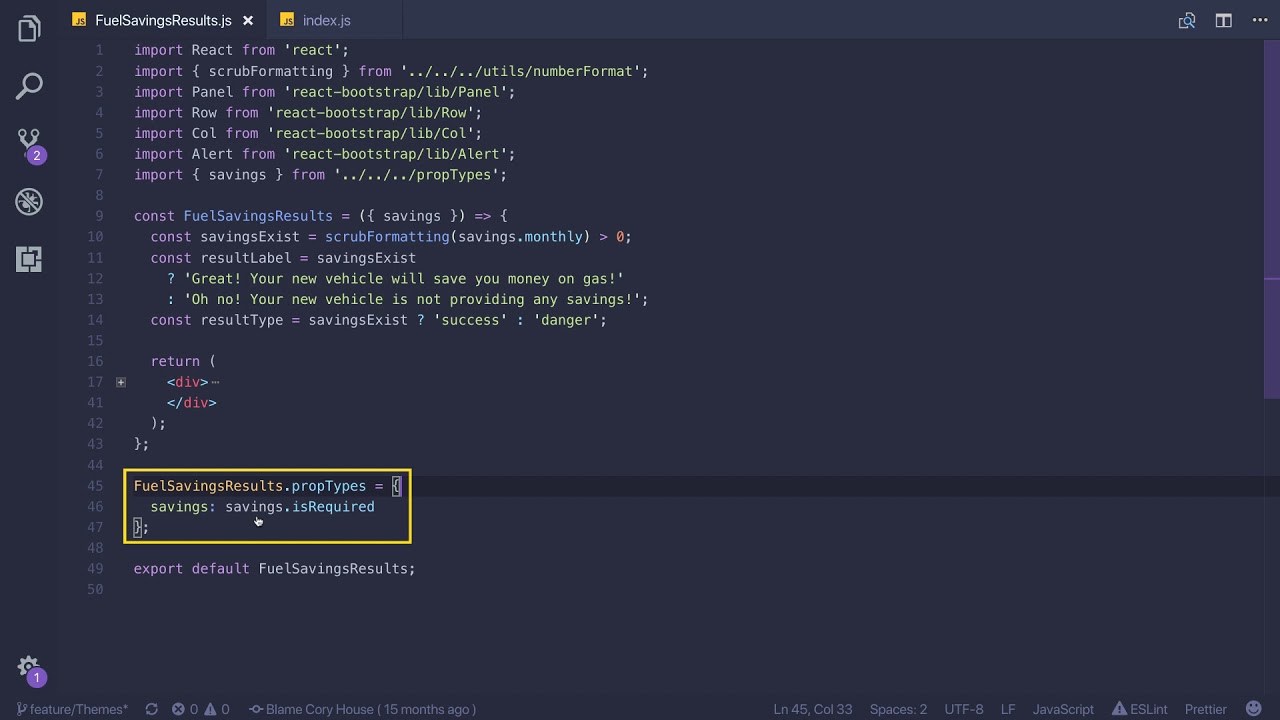 React Pattern: Centralized PropTypes