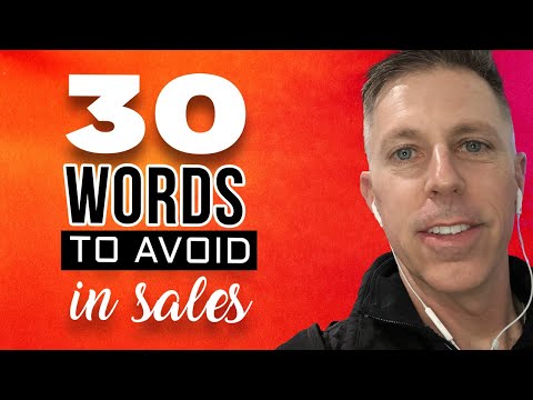 30 Words to Avoid In Sales | Shawn Casemore