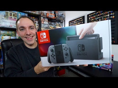 MY $180 NINTENDO SWITCH IS HERE! **Unboxing/Setup/Play**