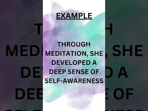 WORD MEANING- SELF-AWARENESS #wordmeaning #word #wordoftheday #wordoftheweek #wordofthedayenglish