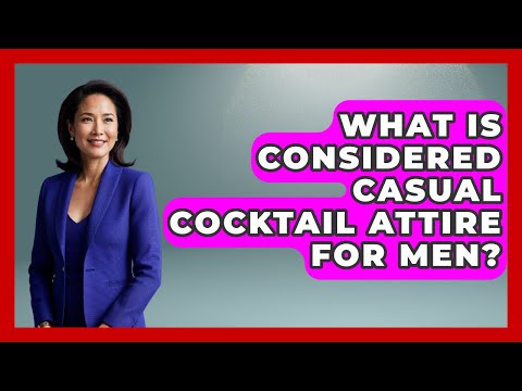 What Is Considered Casual Cocktail Attire For Men? - The Sharp Dressed Gent