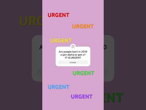 Are people born in 2010 gen z or gen alpha? URGENT