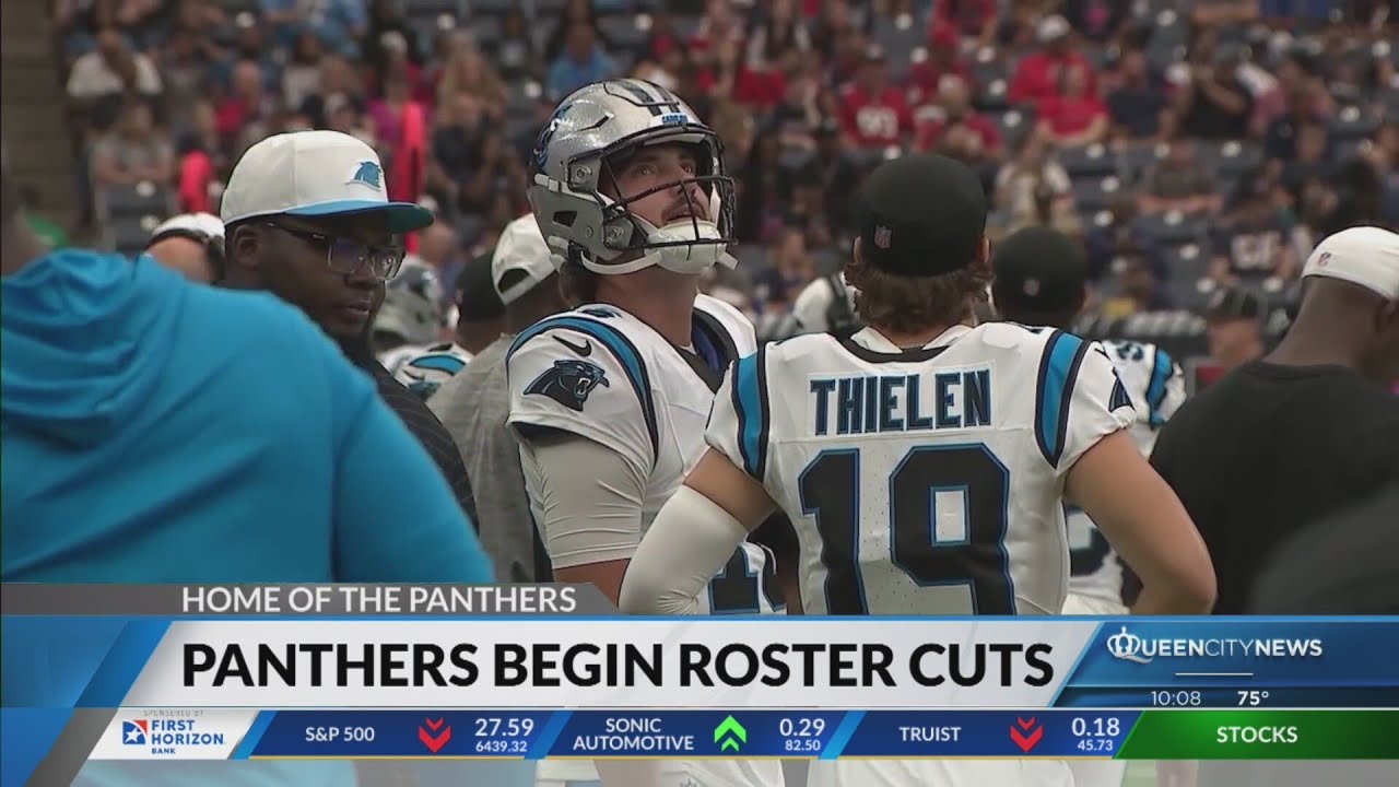 Panthers make first round of roster cuts, including 2 QBs