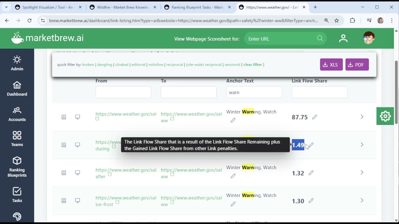 Spotlight Focus Algorithm Explained | Entity SEO Classification with Market Brew