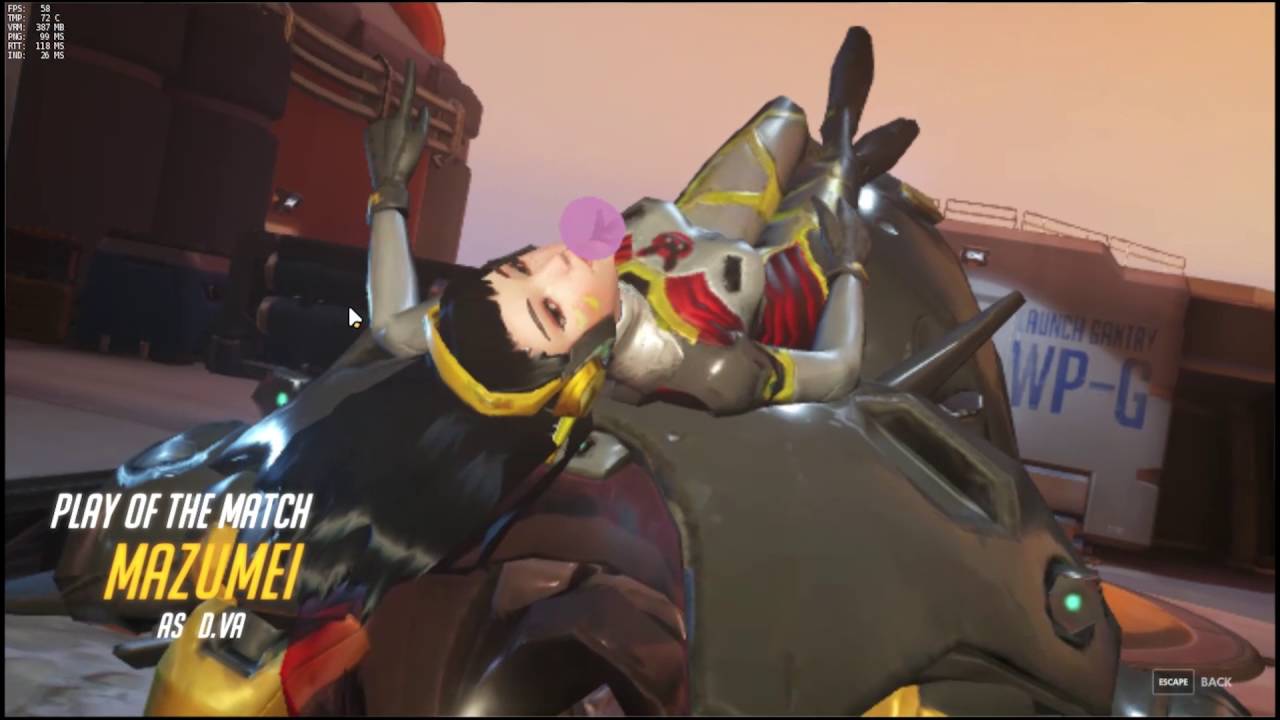 OverWatch: Dva Quintuple Ult