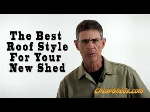 What Is The Best Roof Style For Your New Shed?