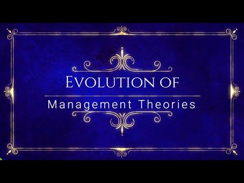 Evolution of Management Theories