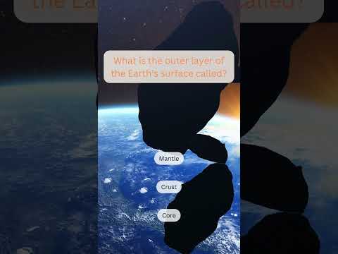 What is the outer layer of the Earth's surface called