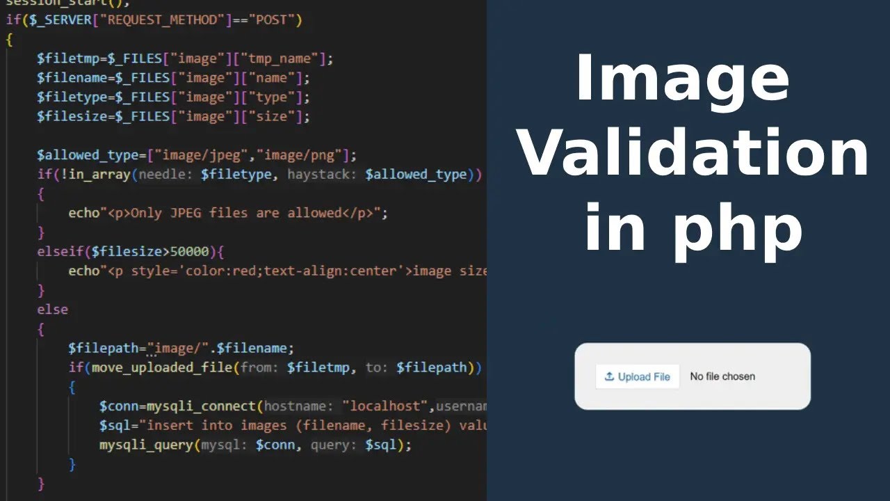 Want Secure Uploads? Master PHP Image and Size Validation Now