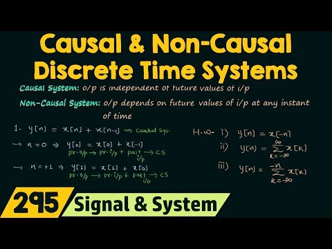 Causal and Non-Causal Discrete Time Systems Video Lecture - Crash Course for GATE ECE (English ...