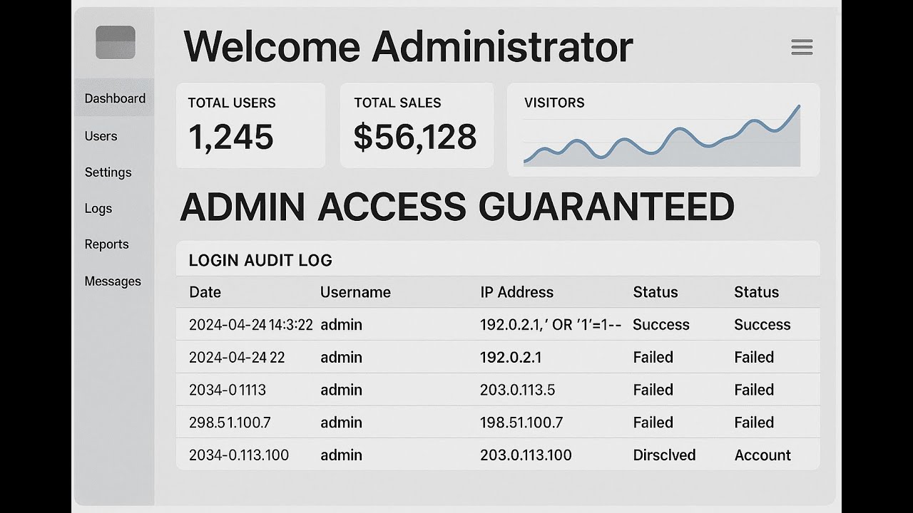 😱 Bypassing ANY Login with SQL Injection (Scary Simple) #LoginBypass
