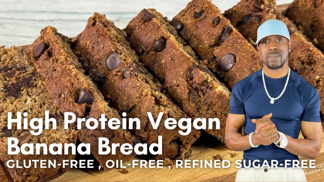 You Won’t Believe This Banana Bread Has No Oil, No Sugar, No Gluten! (High Protein!)