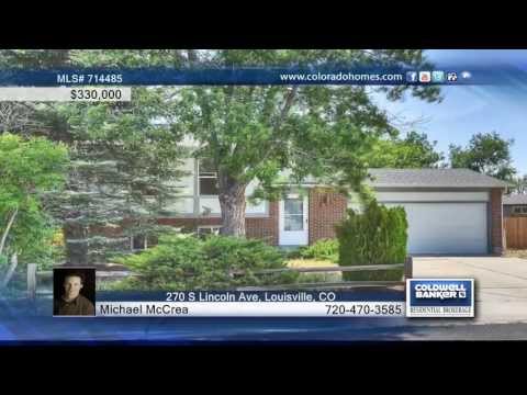 Home for Sale in Louisville, CO for $330,000