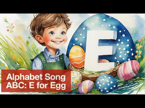 Words That Start With E - ABCD Alphabet Song for Kids