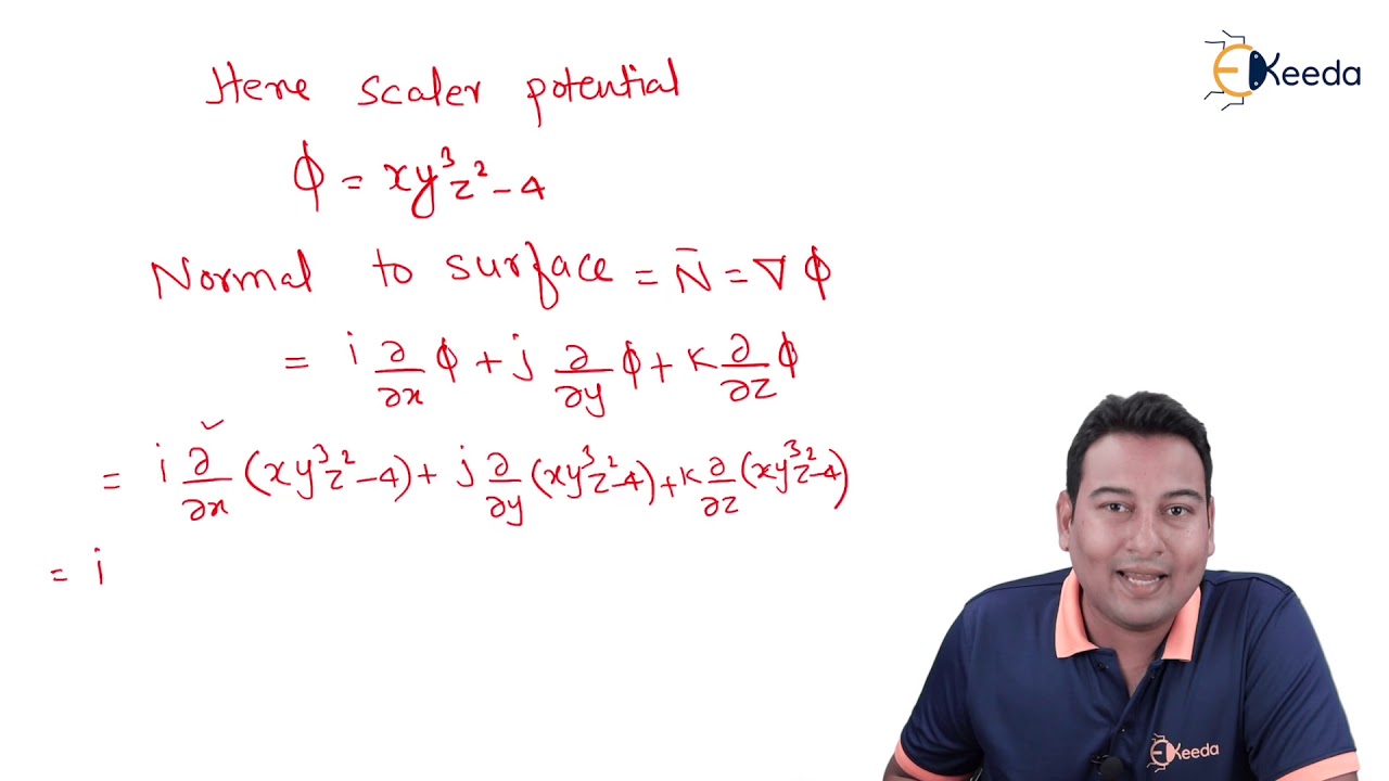 Basic Type Problem 1 - Vector Differentiation - Engineering Mathematics 4