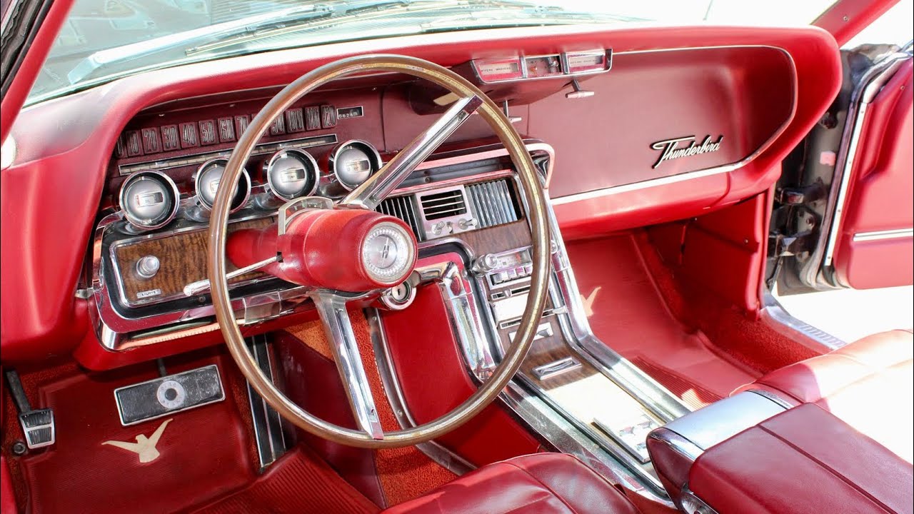 Best Car Interiors: 1964-66 Ford Thunderbird (“Flair Bird”) & Its Stunning Interior