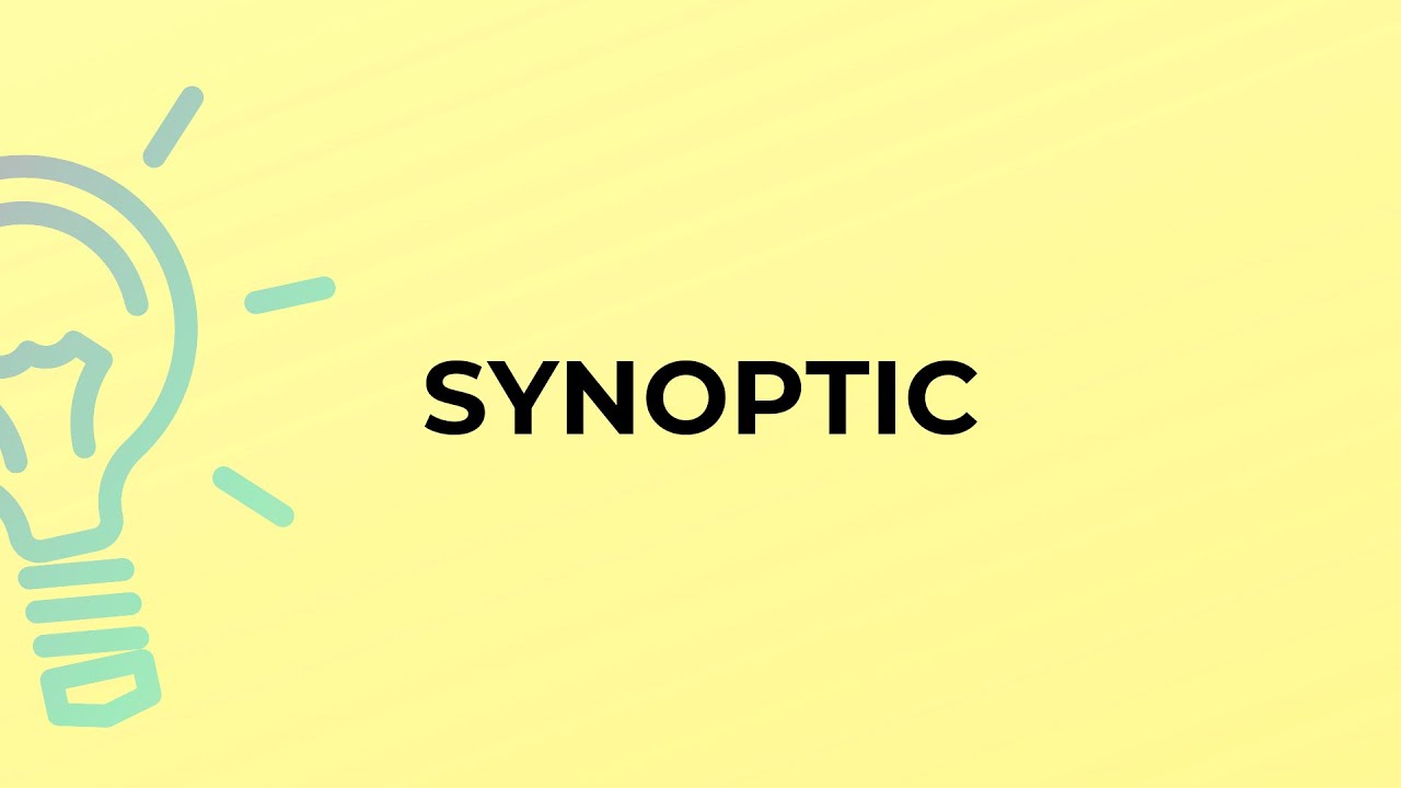 What is the meaning of the word SYNOPTIC?
