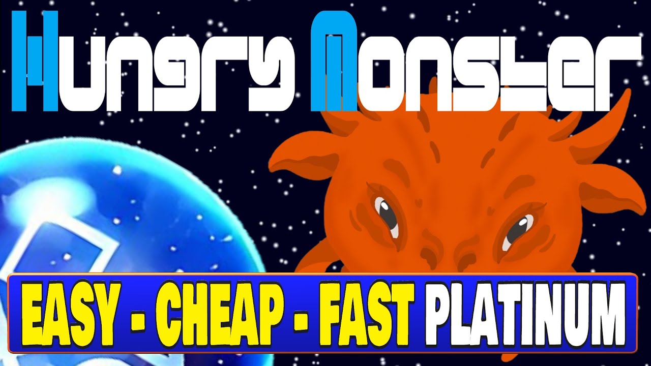 New Easy & Fast Platinum Game | Hungry Monster Trophy Guide - Only Silver Trophies PS4, PS5