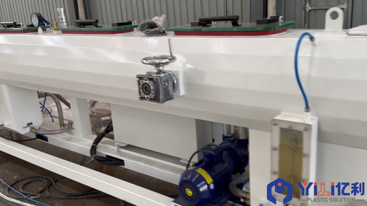 high speed HDPE pipe line testing running 