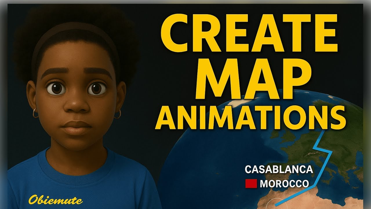 How to Create Stunning Map Animations for Your Travels | Step-by-Step #Tutorial