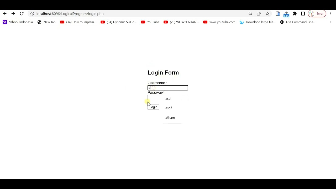 PHP Tutorial - Membuat pop up message dengan javascript html dan php