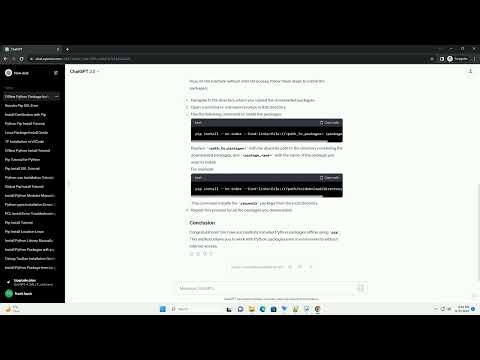 how to pip install python packages offline