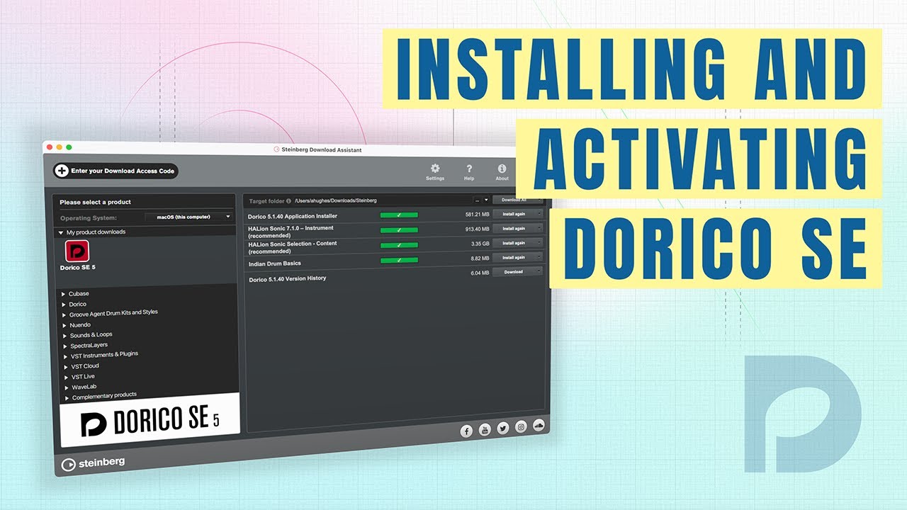 Can I share SE 5 across iPad and Windows 11 - Dorico - Steinberg Forums