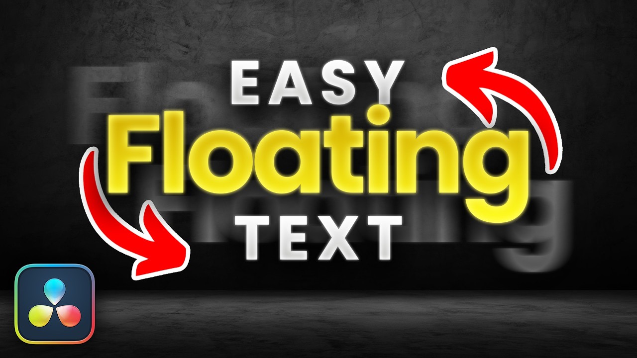Floating Text Effect in DaVinci Resolve