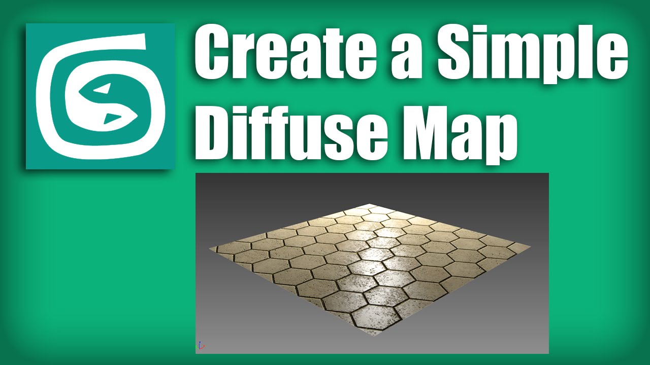 3ds Max Simple Texturing Tutorial - #1 - Create a Diffuse Map in Photoshop