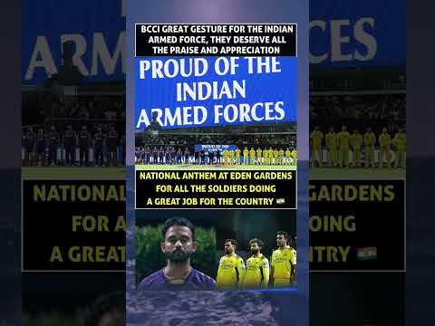 BCCI Gesture for Indian Army! #ipl2025 #cricket #cskvskkr #indianarmy #msdhoni
