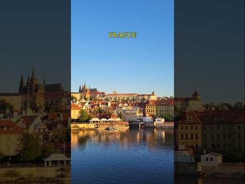 Sunrise in PRAGUE Czech Republic #shorts #prague #czechia