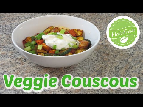 Hello Fresh Meal # 59 - Veggie Couscous Bowls + Promo Code!