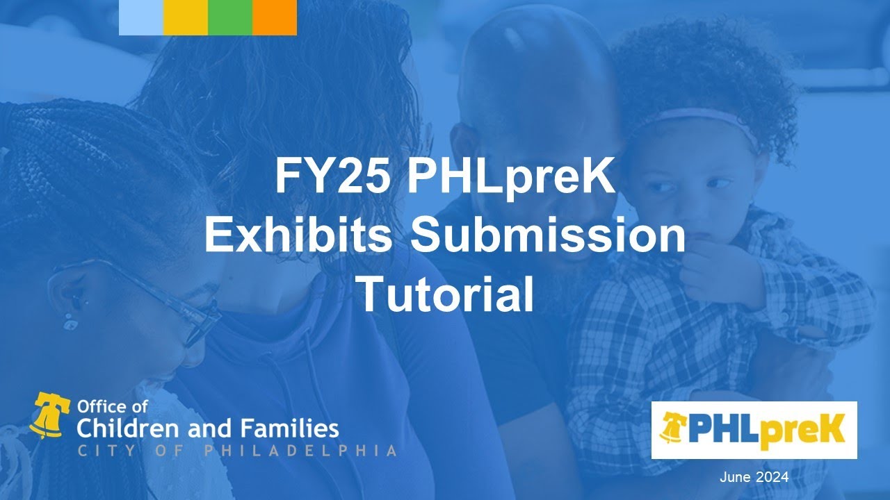 FY25 Exhibits Submission Tutorial