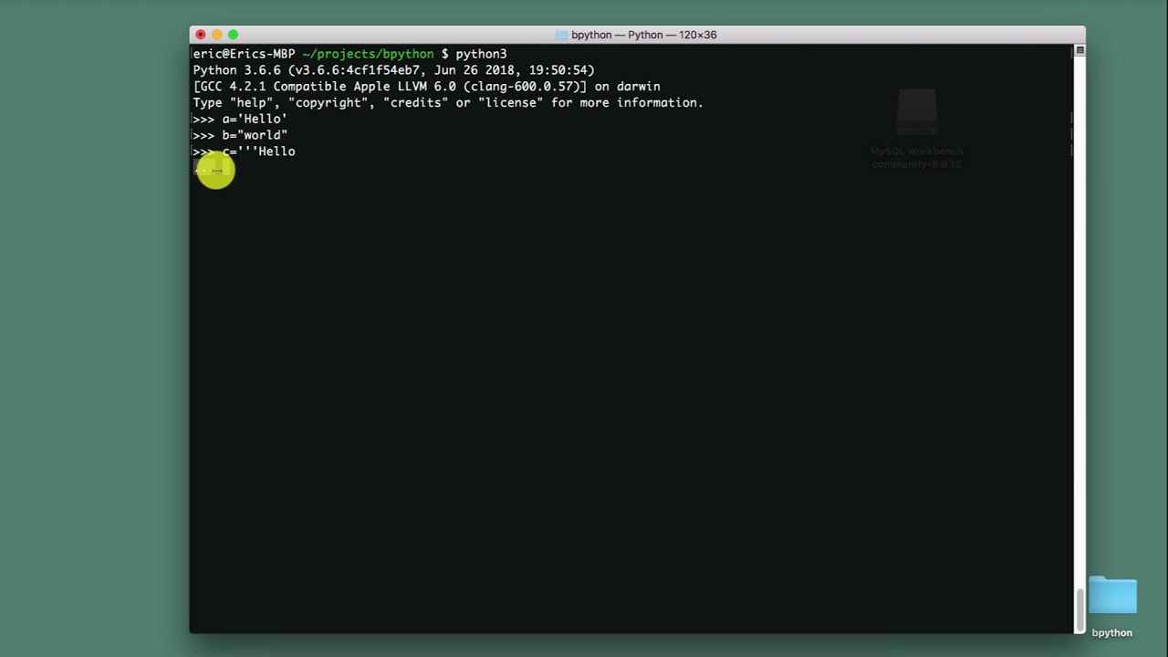 Python string delimiters